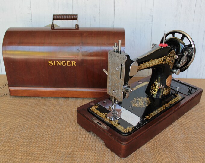 Singer 28k Hand Crank Sewing Machine - Etsy