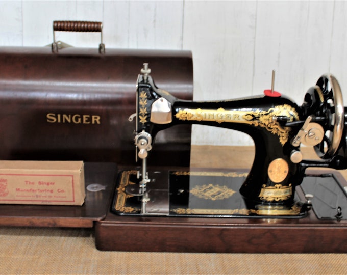 Singer 28k Hand Crank Sewing Machine - Etsy