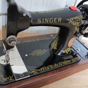Singer 128k Black Side Hand Crank Sewing Machine 1919 - Etsy