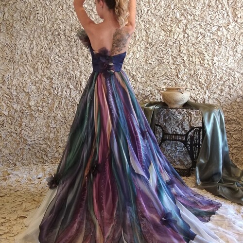 Handpainted Dress Ball Gown Prom Dress Long Formal Dress - Etsy