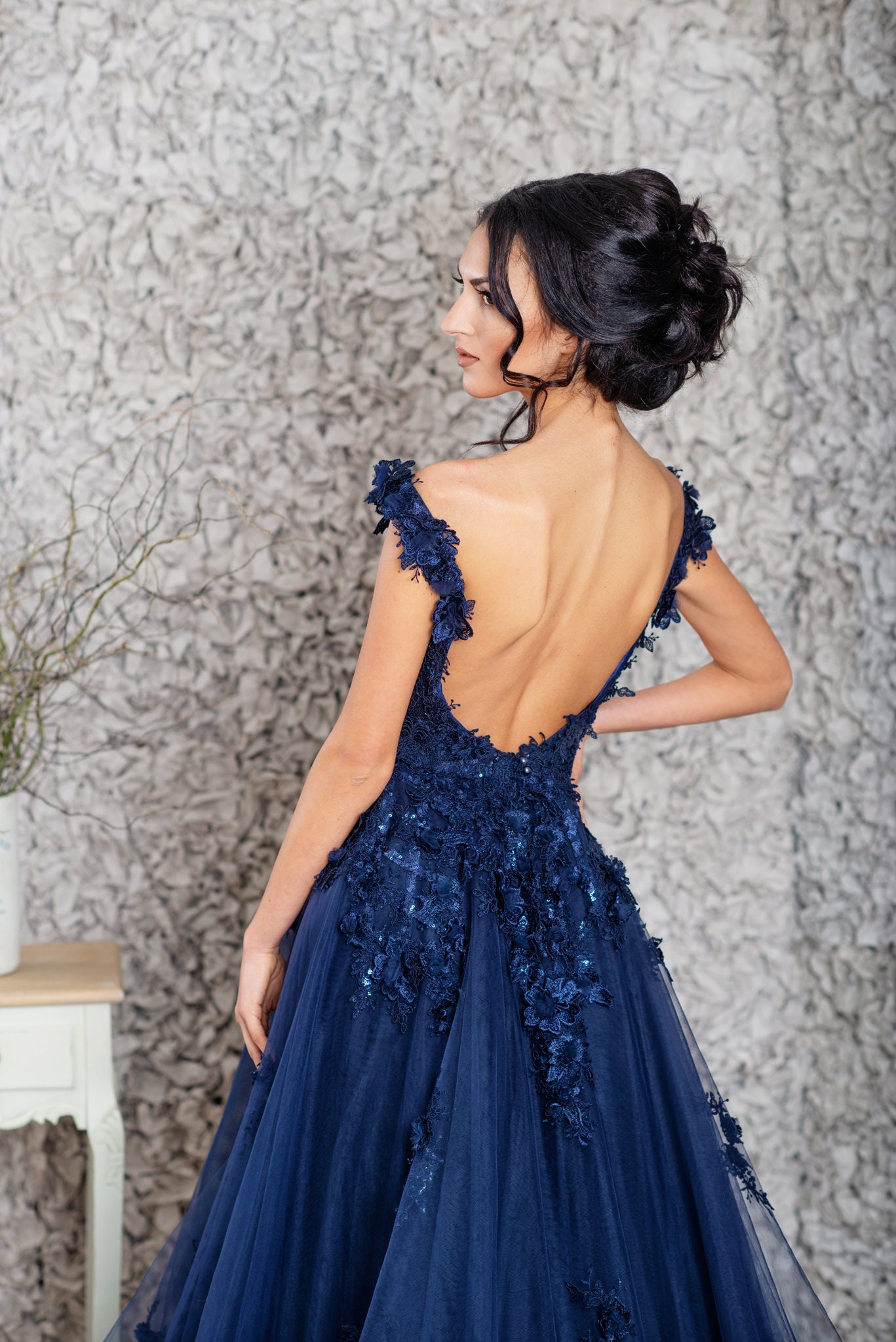 Blue wedding dress | Etsy