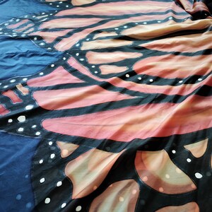 Hand Painted Monarch Butterfly Wedding Dress. Monarch - Etsy