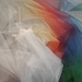 Hand Painted Ombre Wedding Veil.sunset Wedding Veil.coloured Veil ...