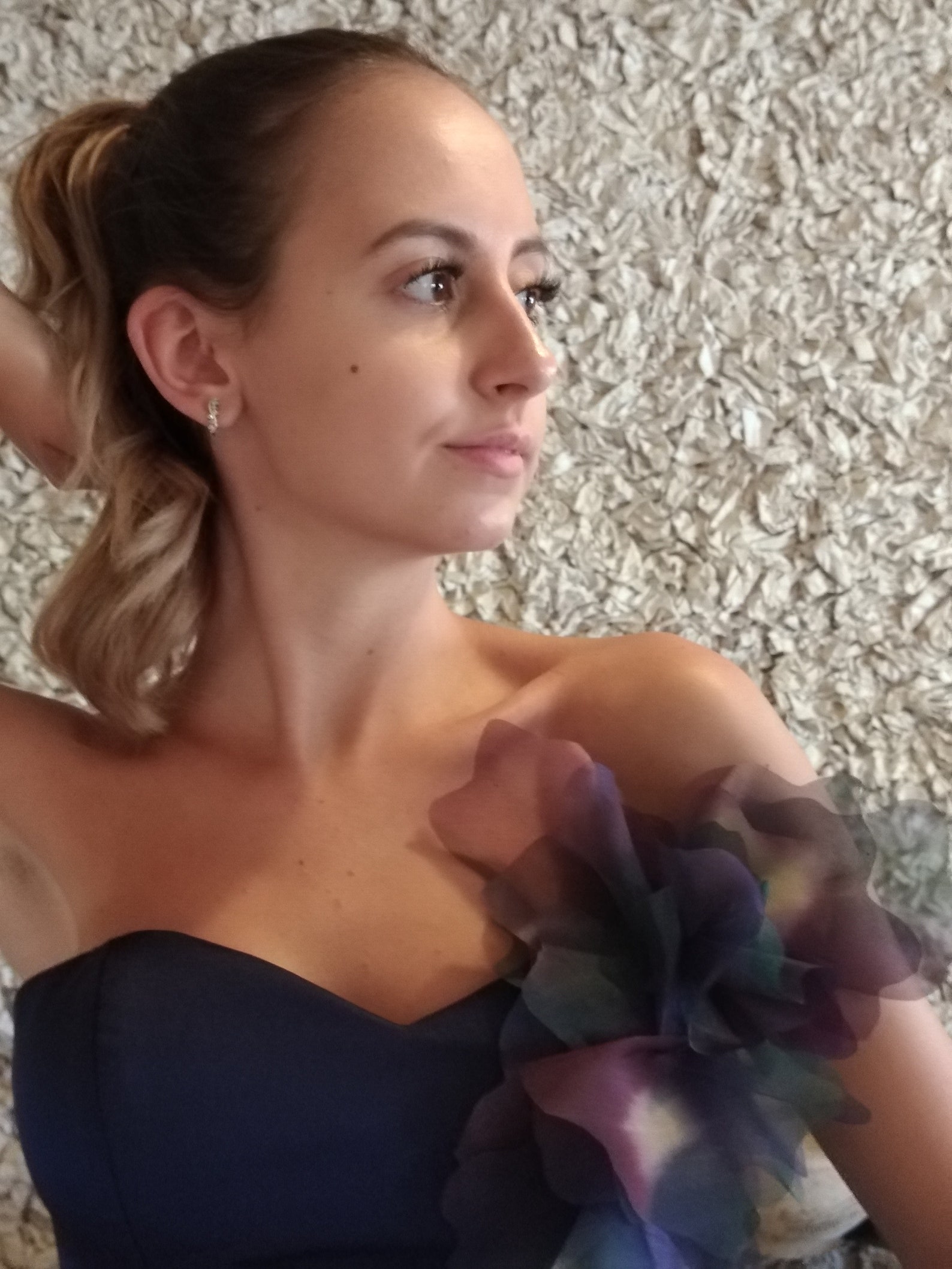 Hand Painted Dress, Ball Gown, Prom Dress, Long Formal Dress, Colorful ...