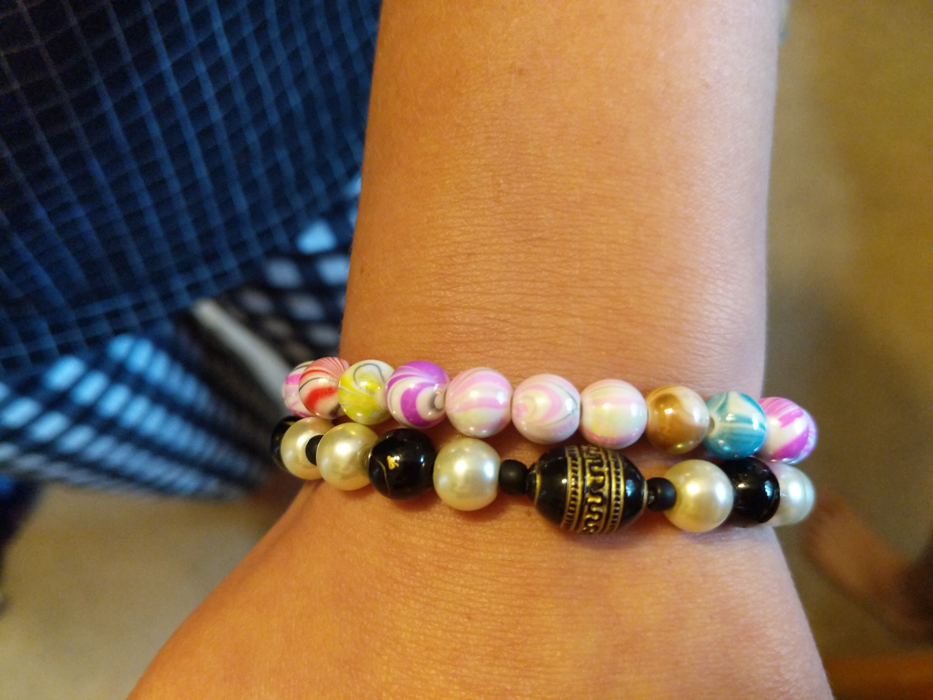 Unisex Beaded Bracelets And Anklets Stretch Or Clasp Can Be Colorful
