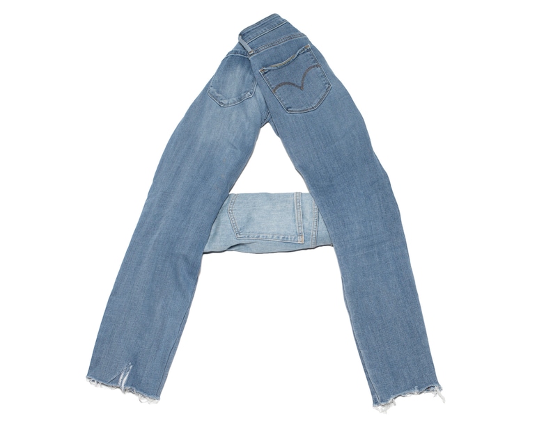 Denim Alphabet Poster - Etsy