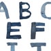 Denim Alphabet Poster - Etsy UK