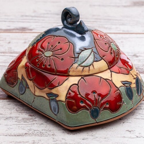 Handmade Jewelry Box Pottery Box Sugar Bowl Treasure Box - Etsy