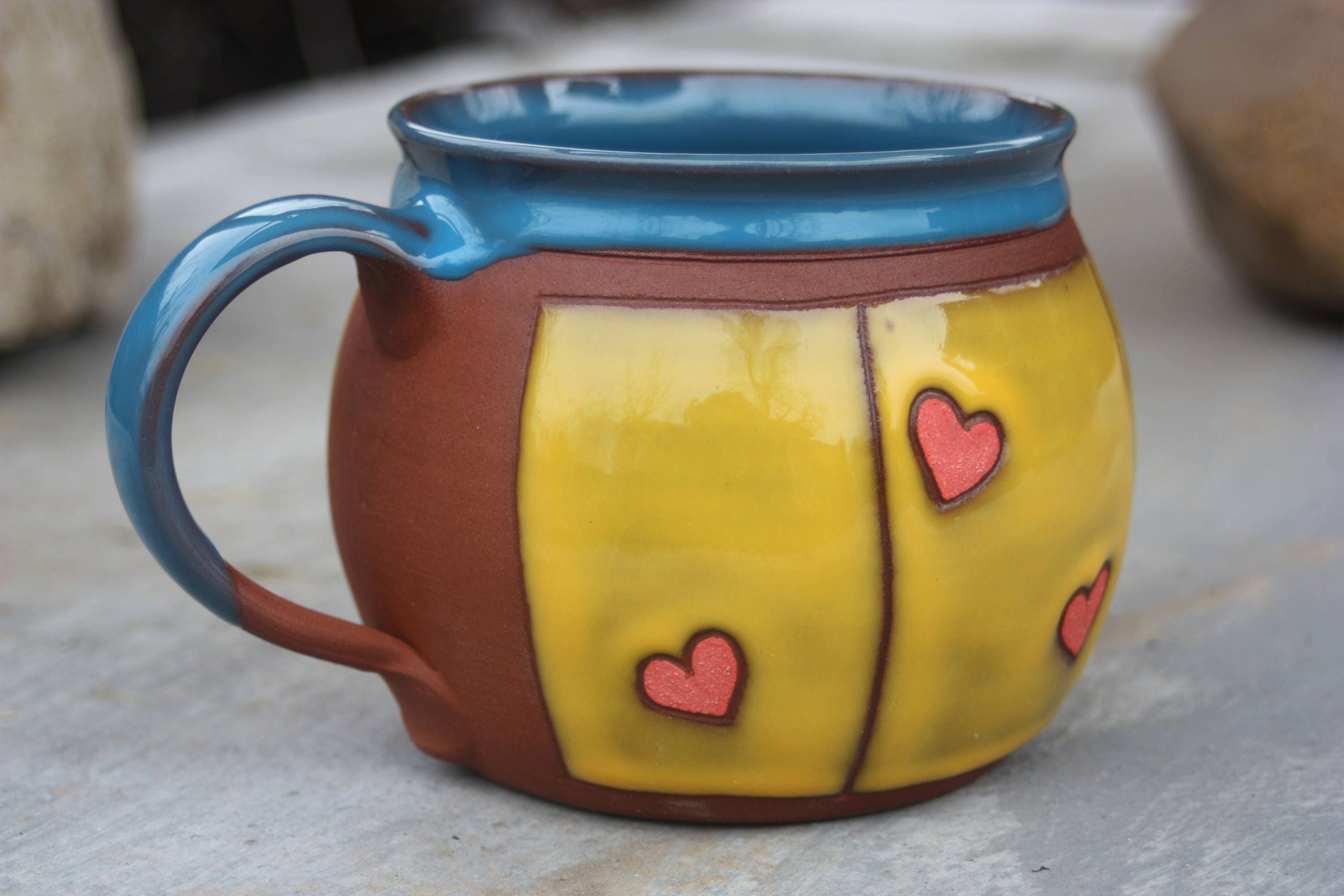 Ceramic Mug Chicken Mug Pottery Handmade Mug Pottery Mug - Etsy