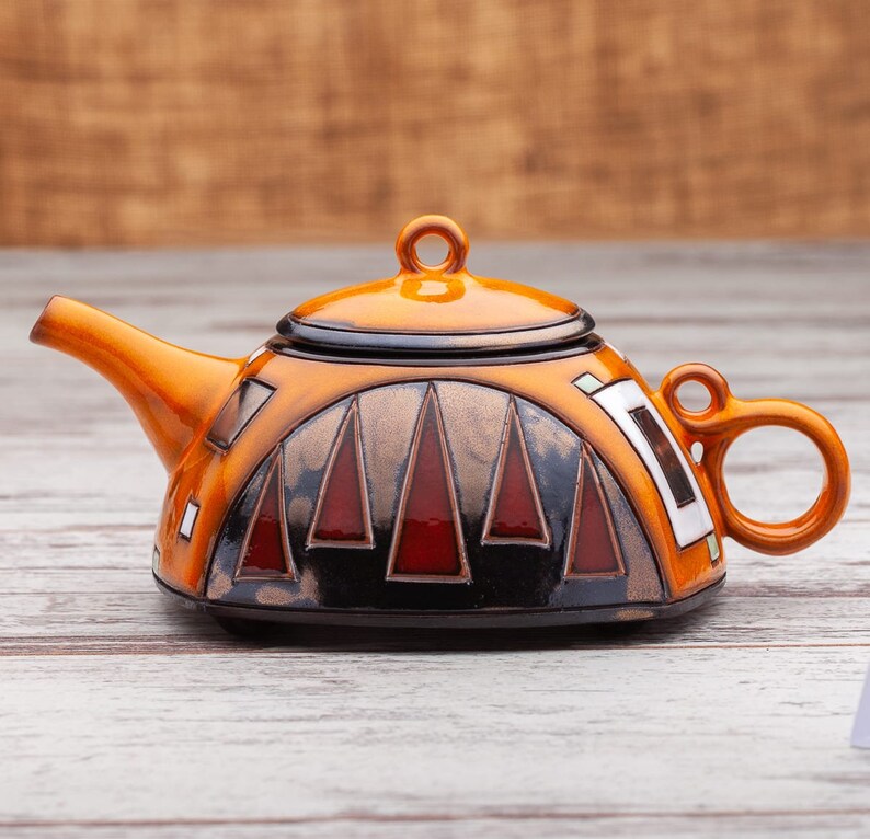 Small Teapot Pottery Teapot Ceramic Kettle Handmade Teapot - Etsy