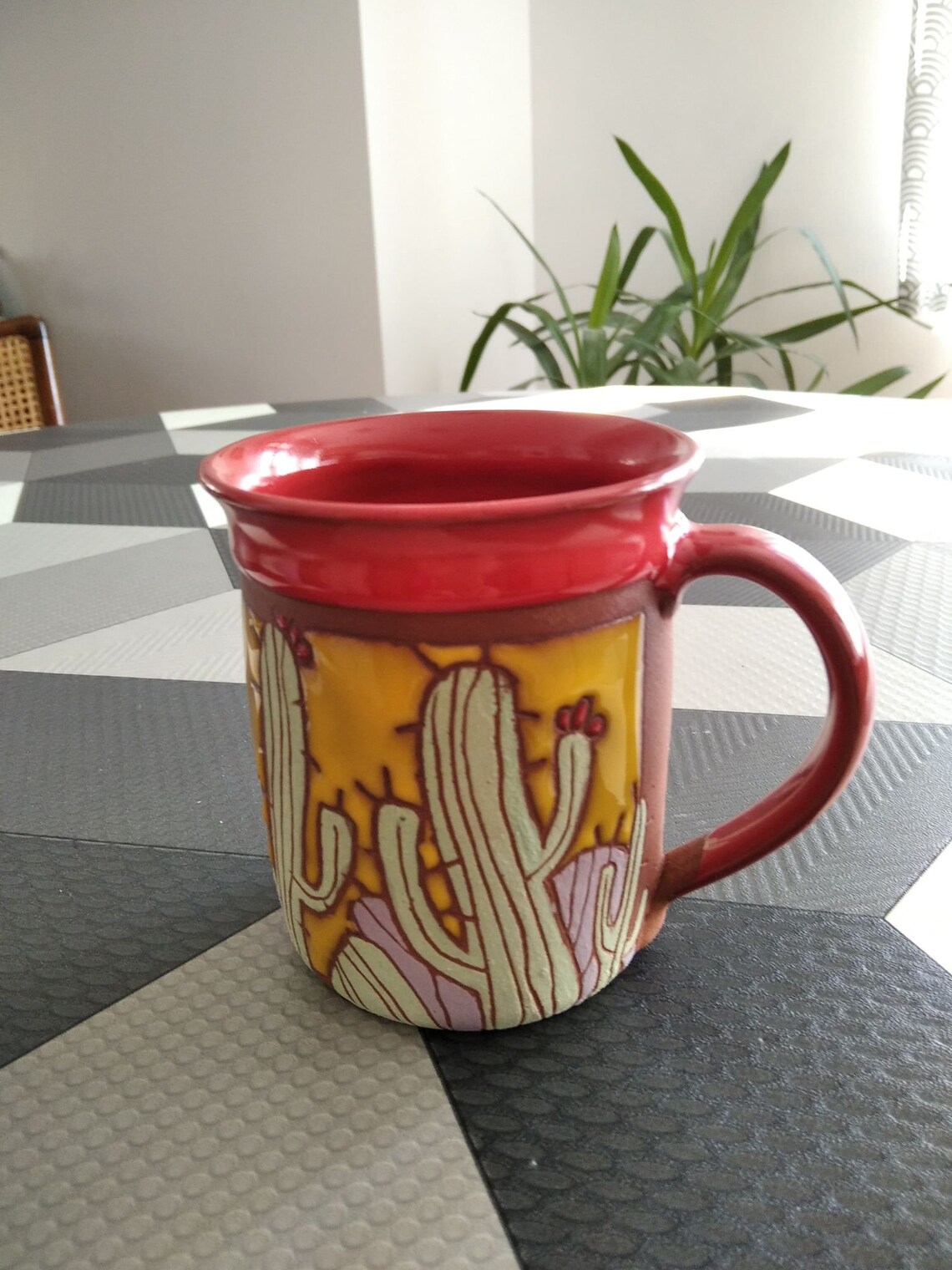 Coffee Cup Cactus Tea Cup Ceramic Mug Handmade Mugs - Etsy