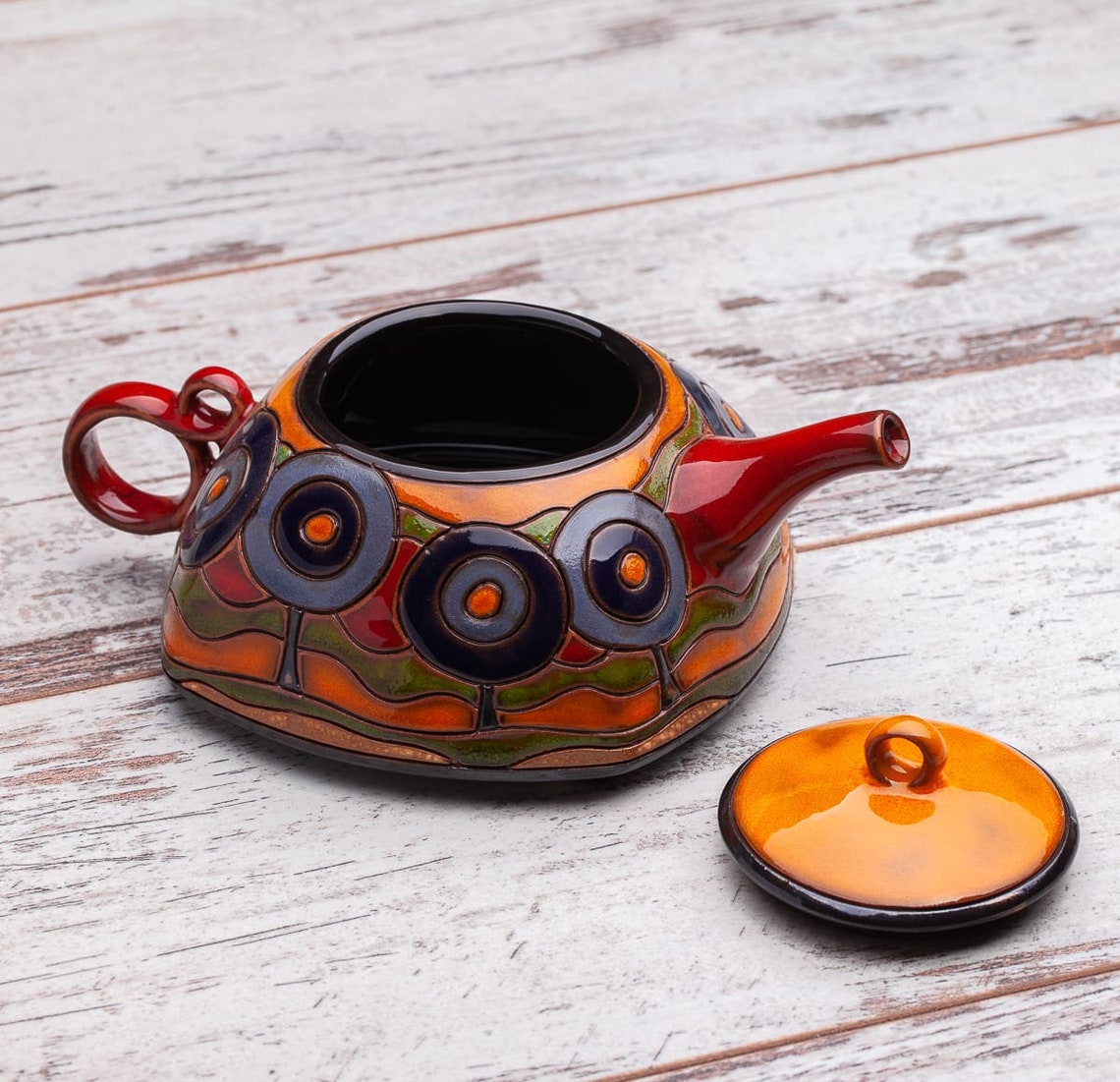 Small Pottery Teapot Ceramic Tea Pot Handmade Teapot Unique | Etsy