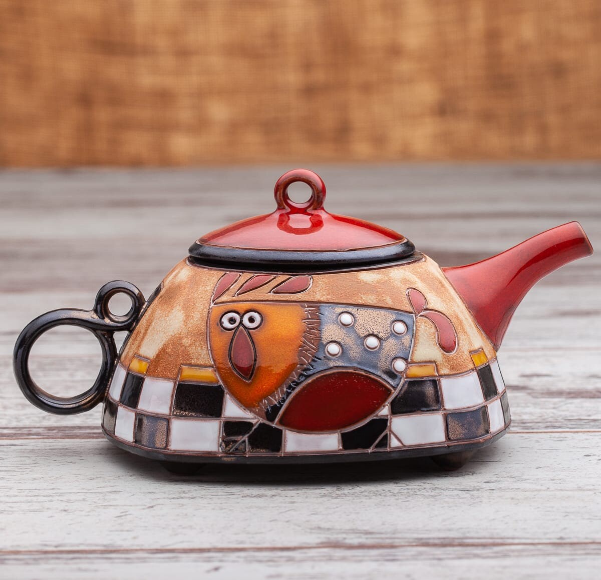 Pottery Teapot, Ceramic Tea Pot, Small Teapot, Tea Lovers Gift ...
