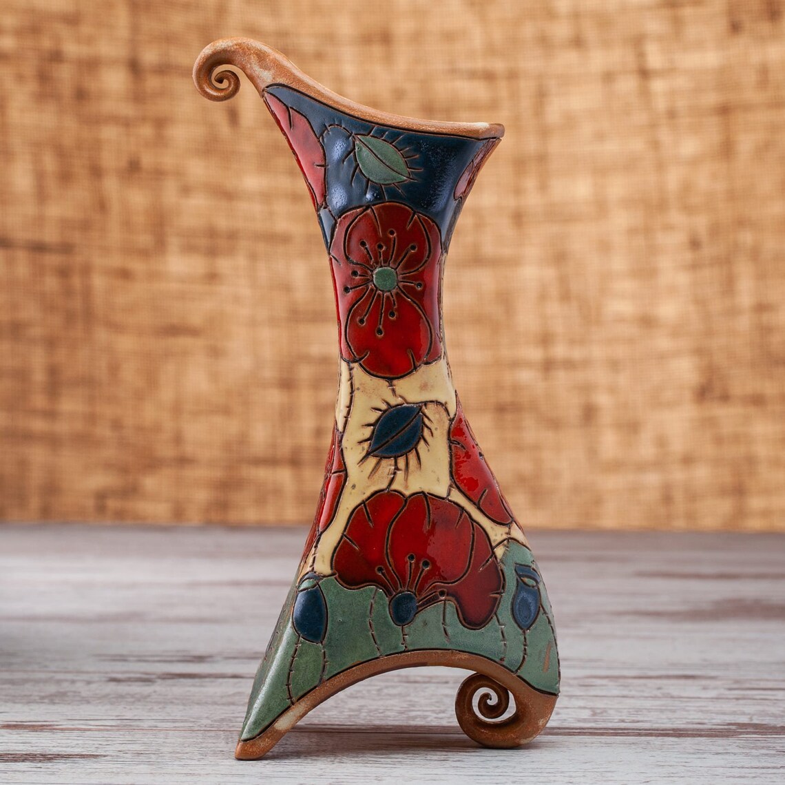 Small Ceramic Vase Handmade Pottery Vase Flower Vase - Etsy