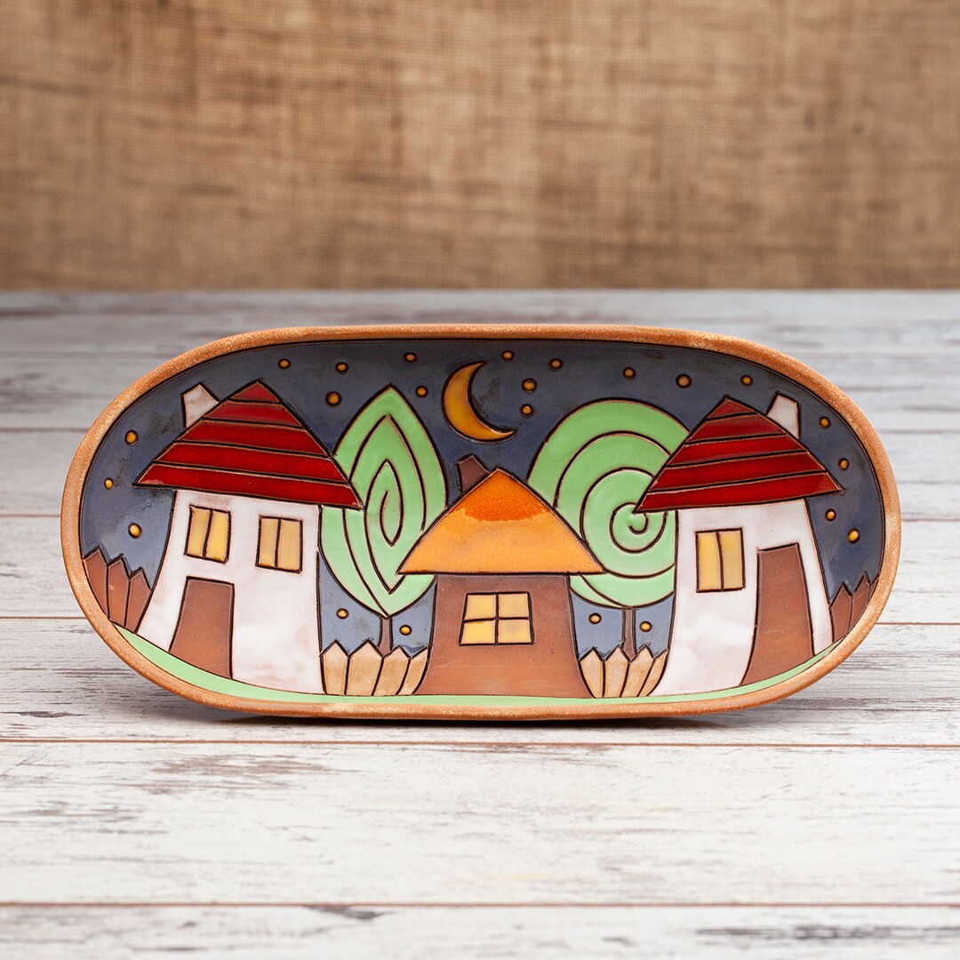Handmade Ceramic Bowl, Pottery Fruit Bowl, Serving Bowl, Decorative ...