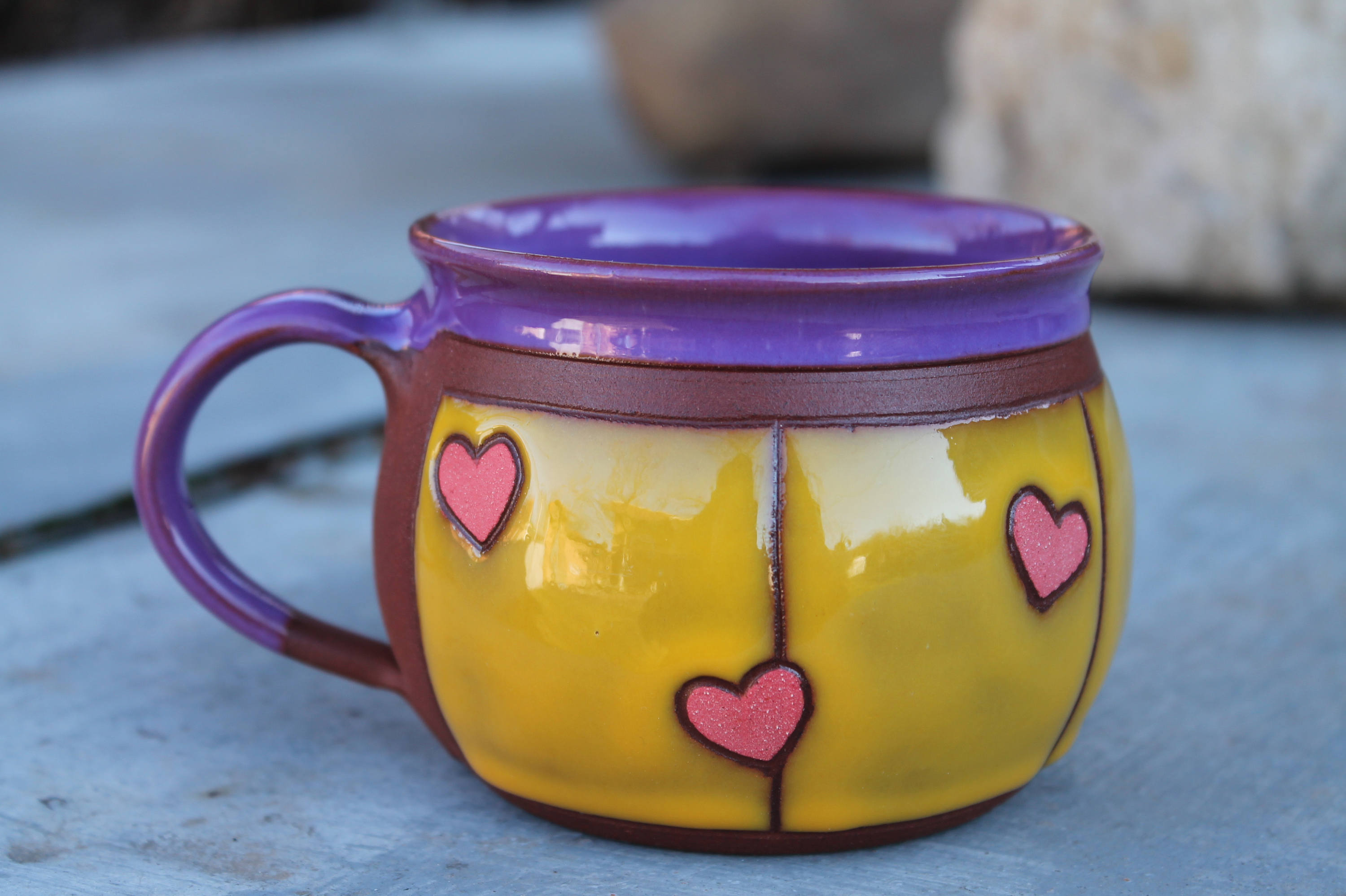 Ooak mug kids mug chicken mug handmade mug ceramic hen | Etsy