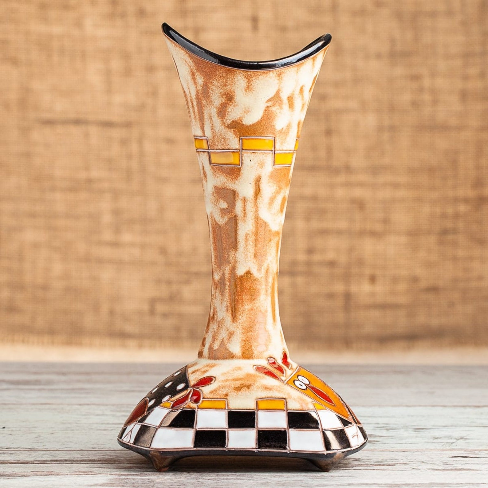 Handmade flower vase Unique vase Funny vase Cute flower | Etsy