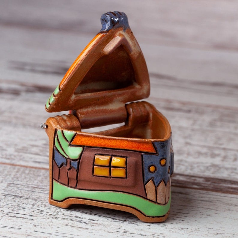 Ceramic jewelry box Pottery box Gift for her Handamde | Etsy