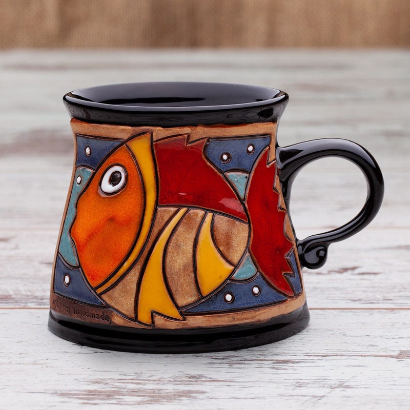 Pottery Fish - Etsy