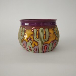Ceramic Cup, Cactus Coffee Cup, Handmade Cups, Cactus Cup, Arizona Cup ...