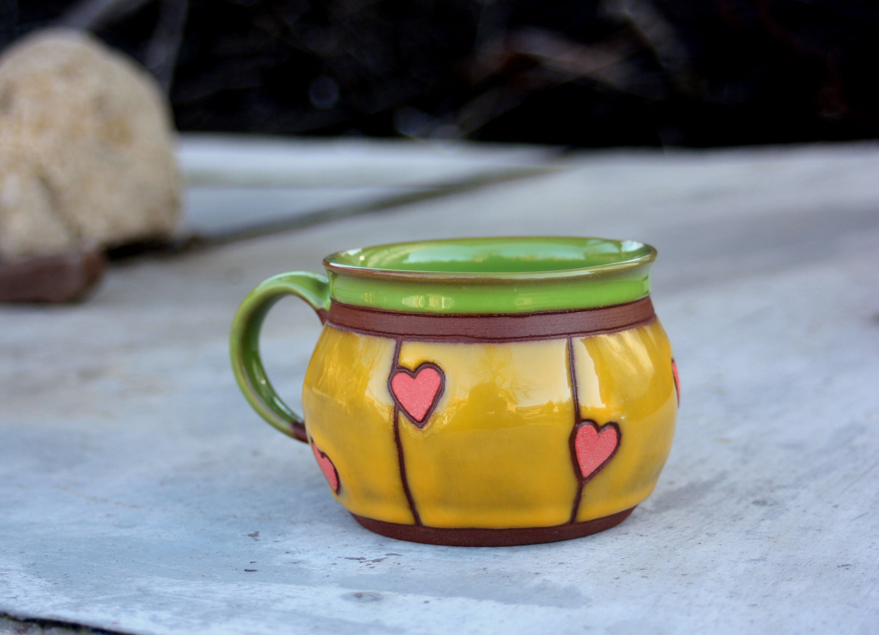 Funny handmade mug Animals kids mug Monkey mug Pottery | Etsy