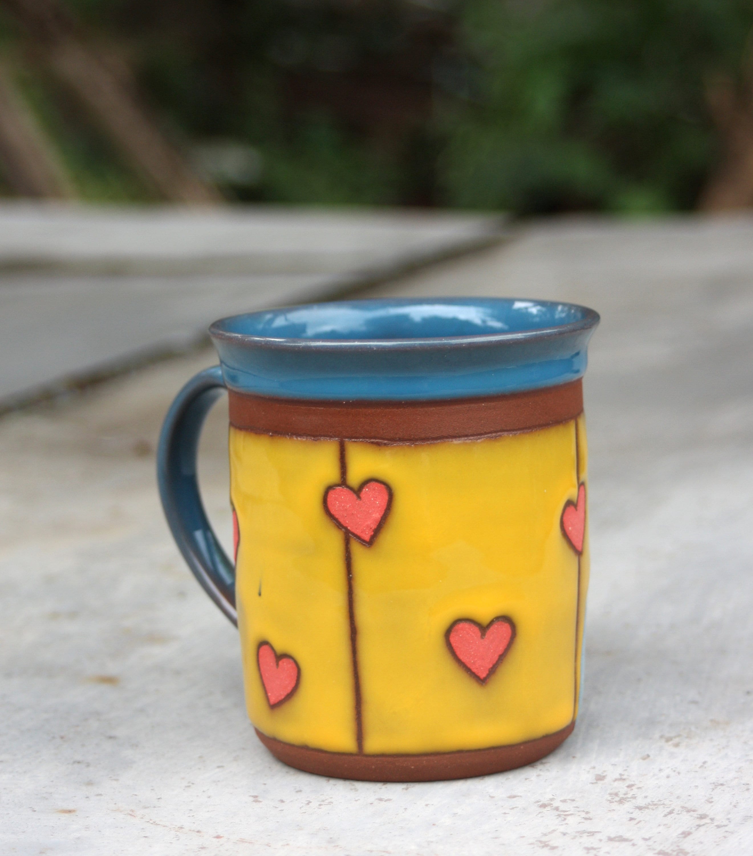 Coffee Cup Handmade Cat Design Cup Ceramic Mug Cats | Etsy