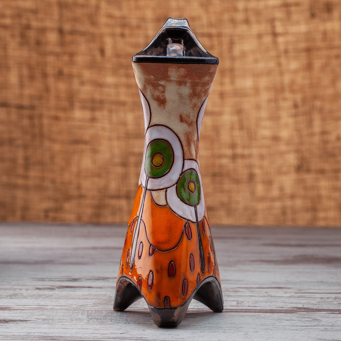 Unique Ceramic Vase Pottery Flower Vase Home Decor Modern - Etsy