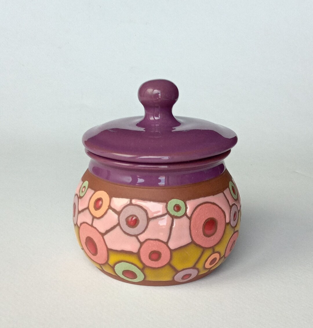 Sugar Bowl Pottery Jar With Lid Sugar Container With Lid - Etsy