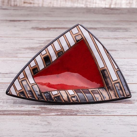 Small ceramic plate Pottery dinnerware Small jewelry dish | Etsy