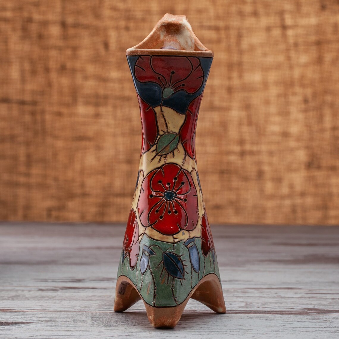 Small Ceramic Vase Handmade Pottery Vase Flower Vase - Etsy