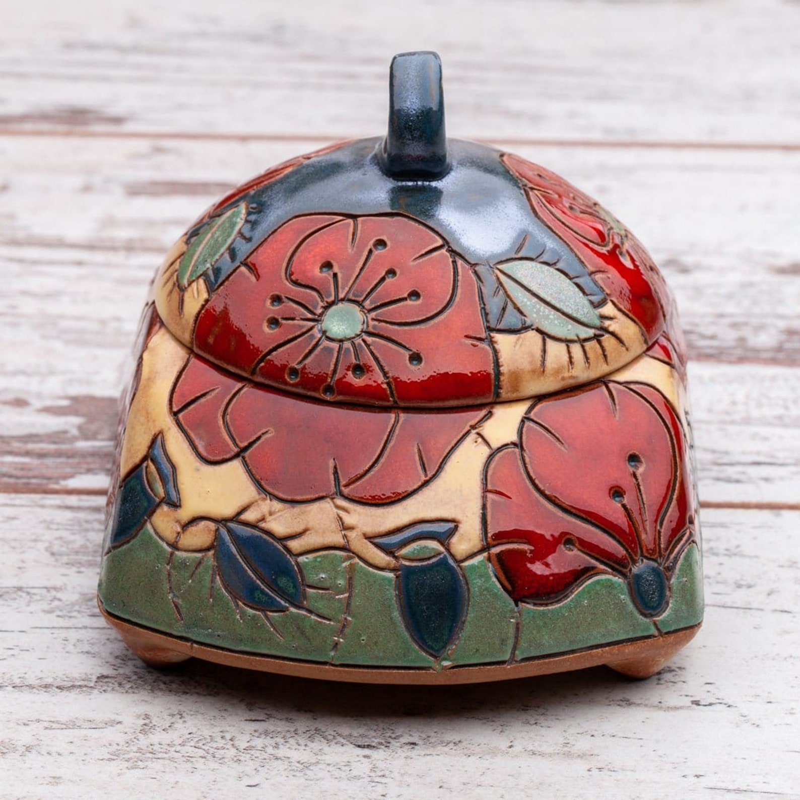 Handmade Jewelry Box Pottery Box Sugar Bowl Treasure Box - Etsy