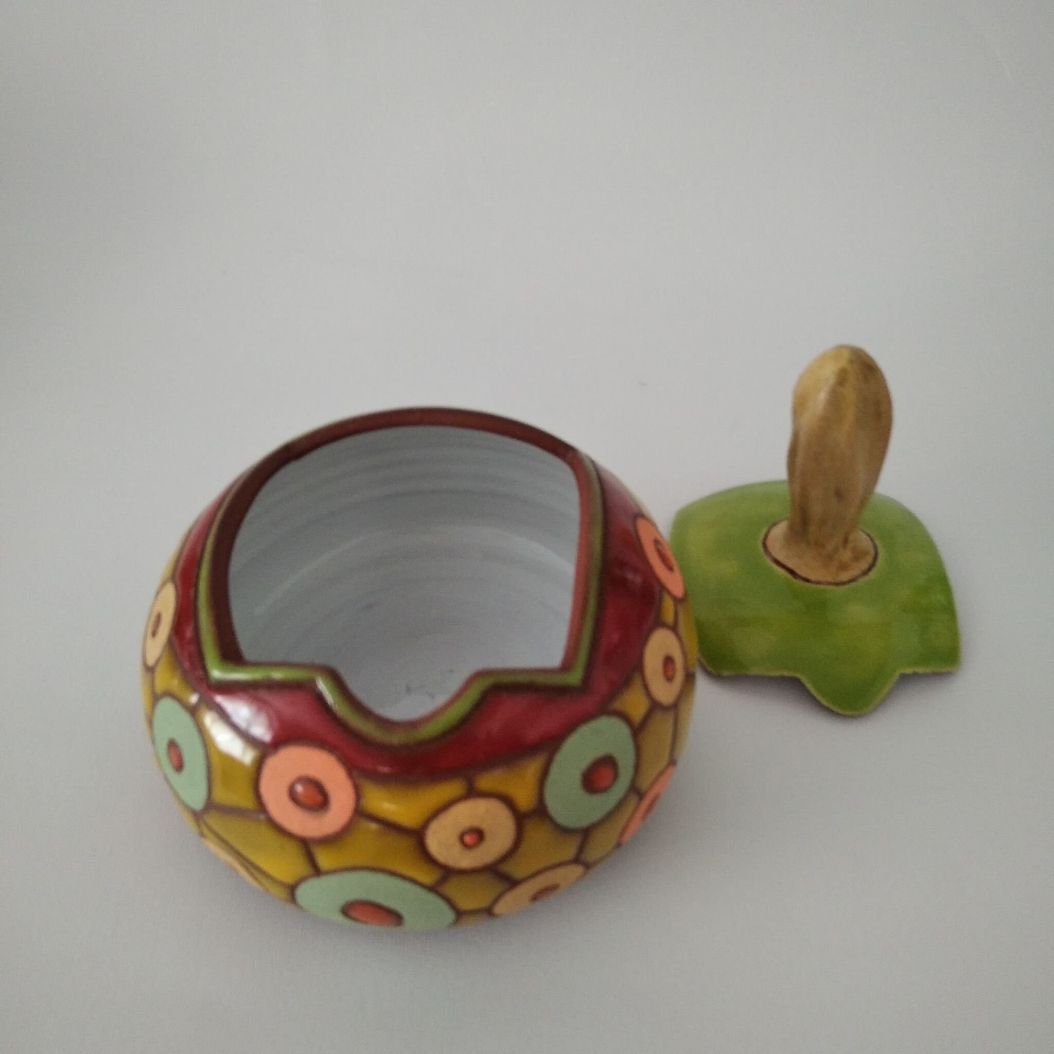 Pottery Sugar Bowl Ceramic Sugar Canister Ceramic Honey Pot - Etsy