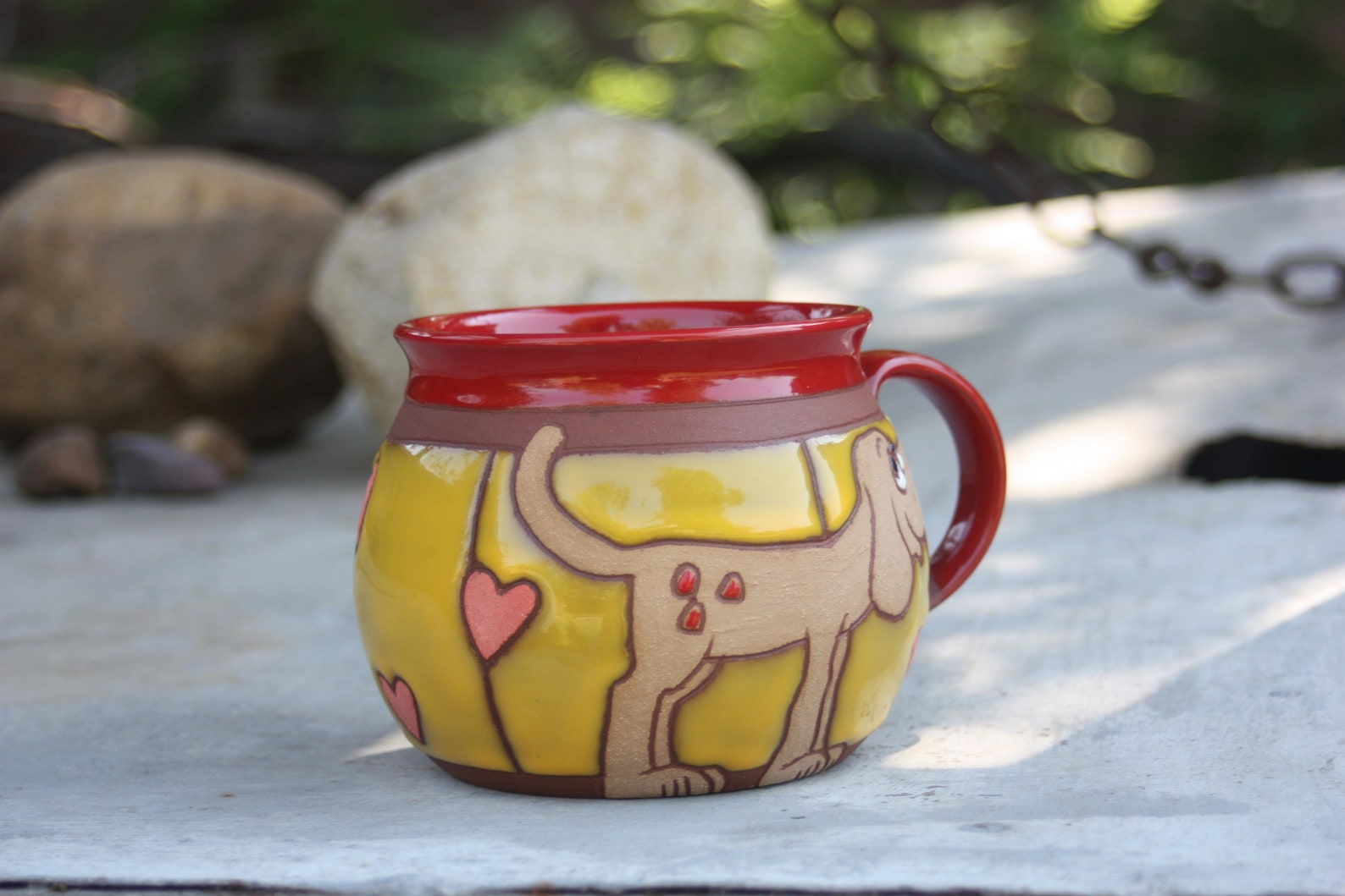 Handmade Coffee Mug Dog Mug Cute Dog Mug Coffee Cup Espresso - Etsy
