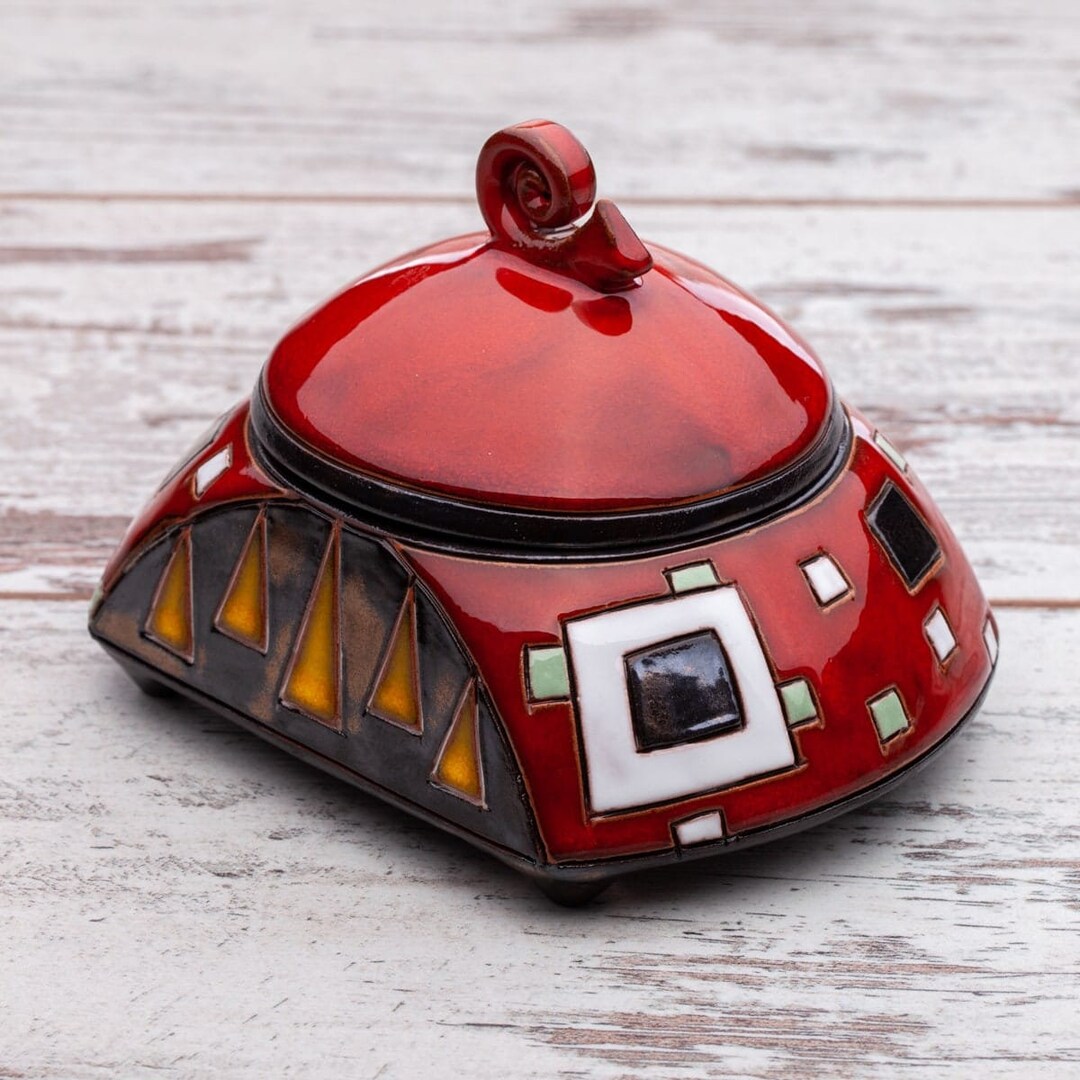 Ceramic Sugar Bowl With Lid, Handmade Sugar Box, Hostess Gift, Pottery ...