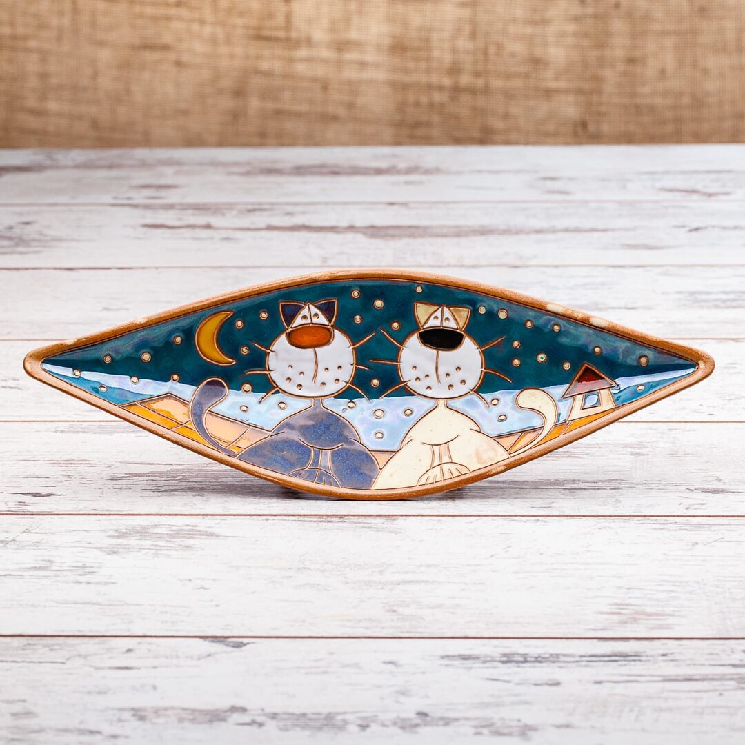 Unique Pottery Fruit Bowl, Ceramics and Pottery, Ceramic Serving Tray ...