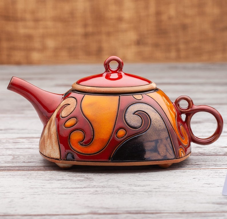 Handmade Teapot Pottery Teapot Ceramic Tea Pot Tea - Etsy