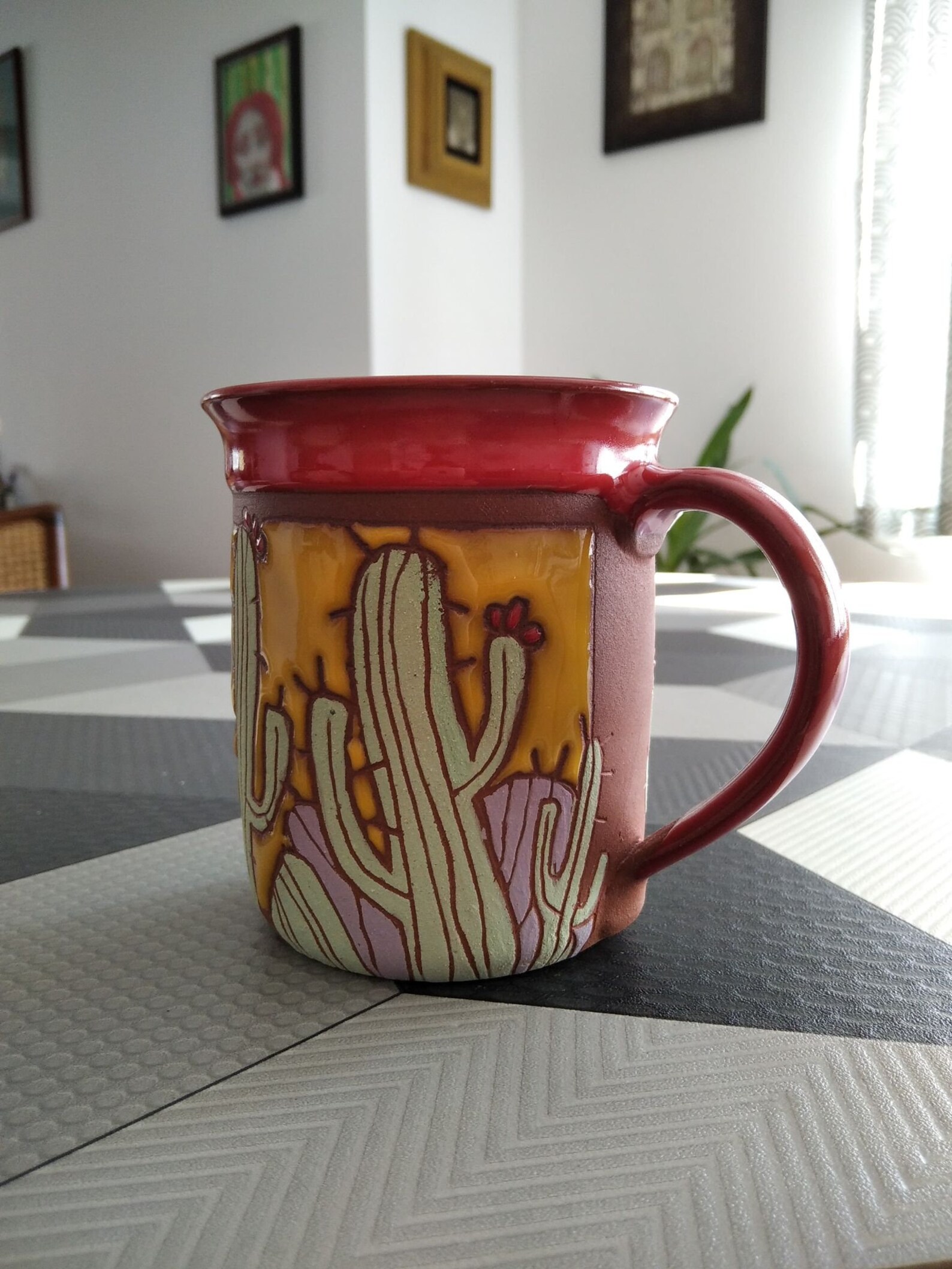 Coffee Cup Cactus Tea Cup Ceramic Mug Handmade Mugs - Etsy