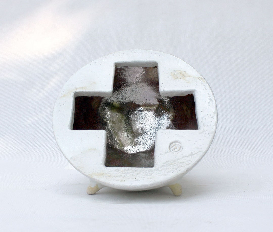 Suprematist Ceramic Candle Holder: Avant-garde Art Decor - Etsy