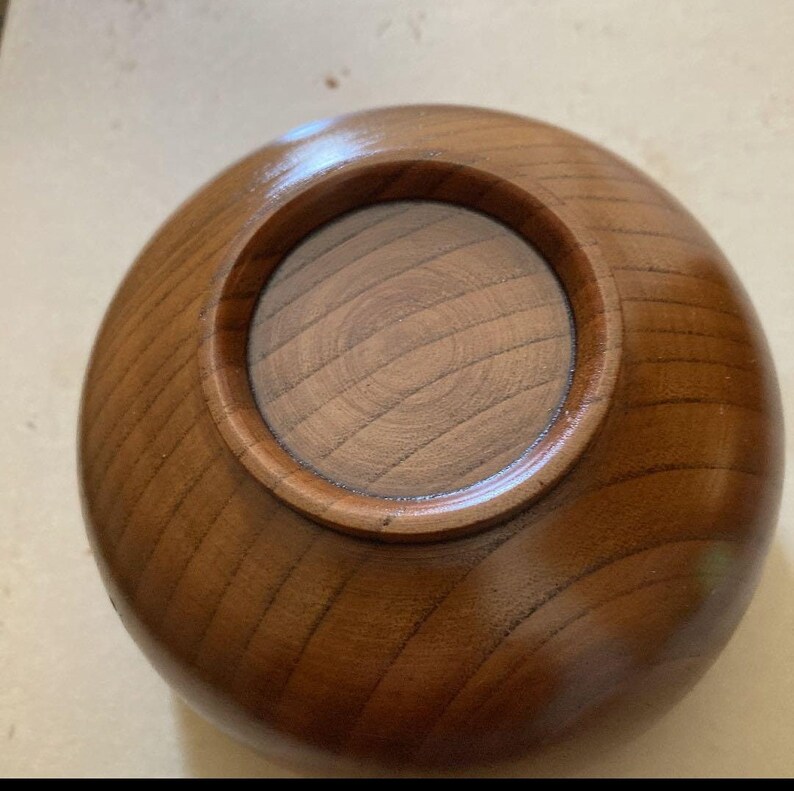 Two Vintage Japanese Handcarved Wooden Bowls ; Gift Ready ; Japanese ...