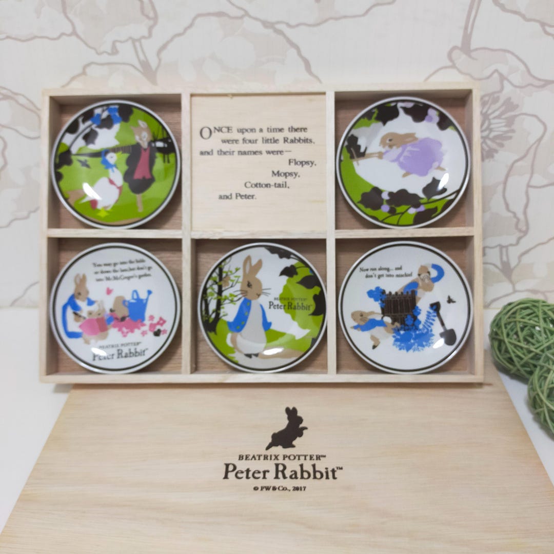 Peter Rabbit Plate Set ( 5 Pcs/set) - Japan Limited Edition ...