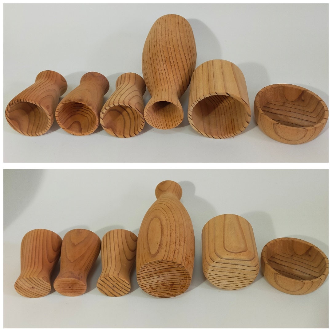 Japanese Hinoki Wood Sake Set ; Gift Wrapped ; Vintage Unused ; Rare ...