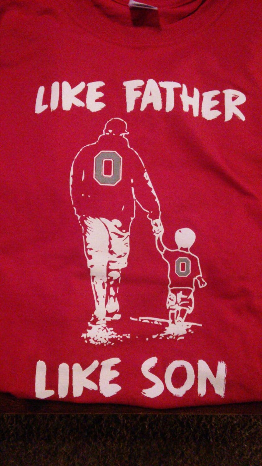 Like Father Like Son Block O T Shirts - Etsy