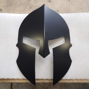 Spartan Helmet Metal Wall Hanging 3D Metal Spartan Helmet Custom Metal ...