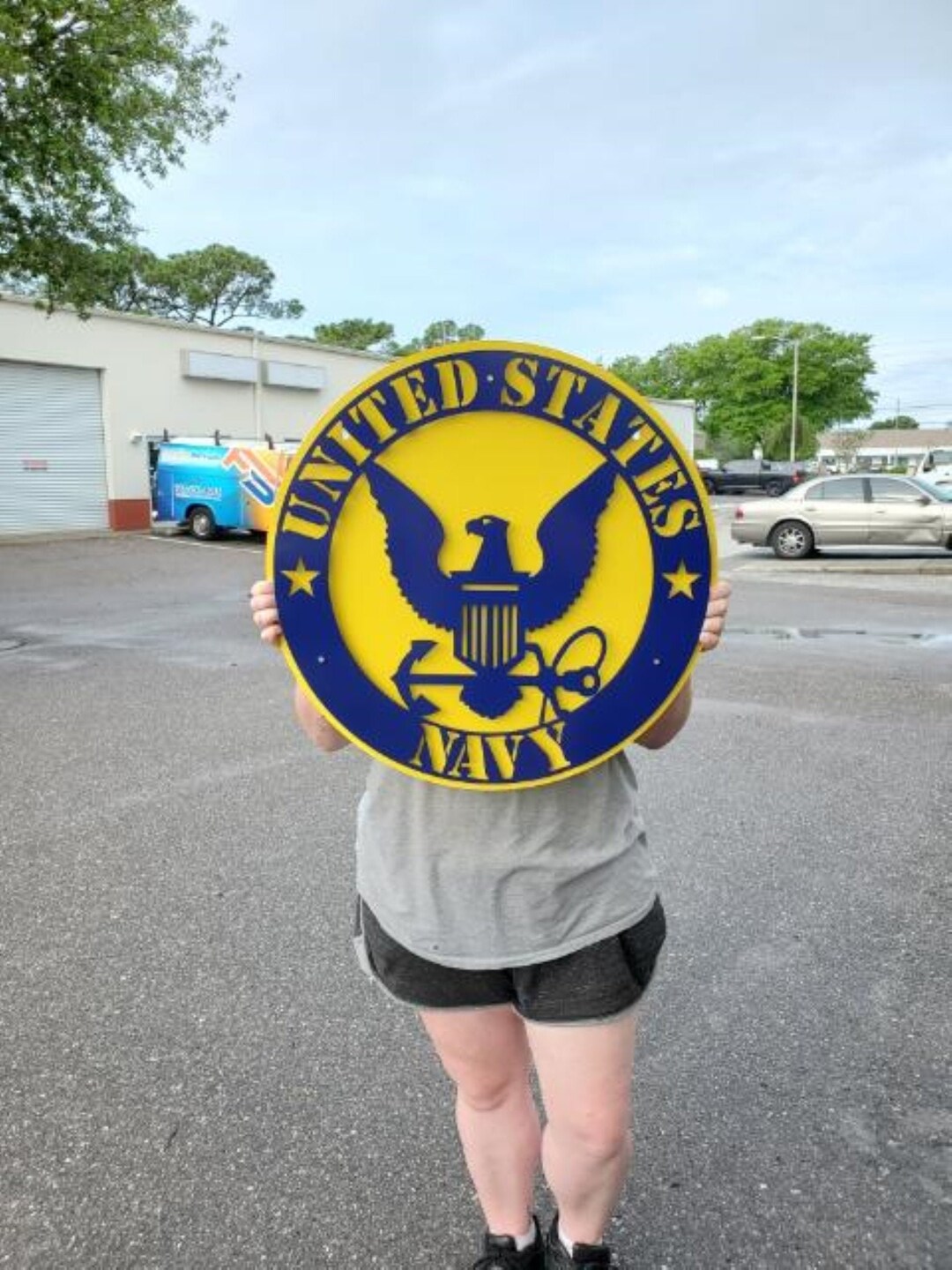 US Navy Logo Military Metal Sign Armed Forces Metal Wall - Etsy