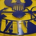 US Navy Logo Military Metal Sign Armed Forces Metal Wall - Etsy