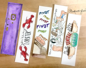 Friends Bookmark | Etsy