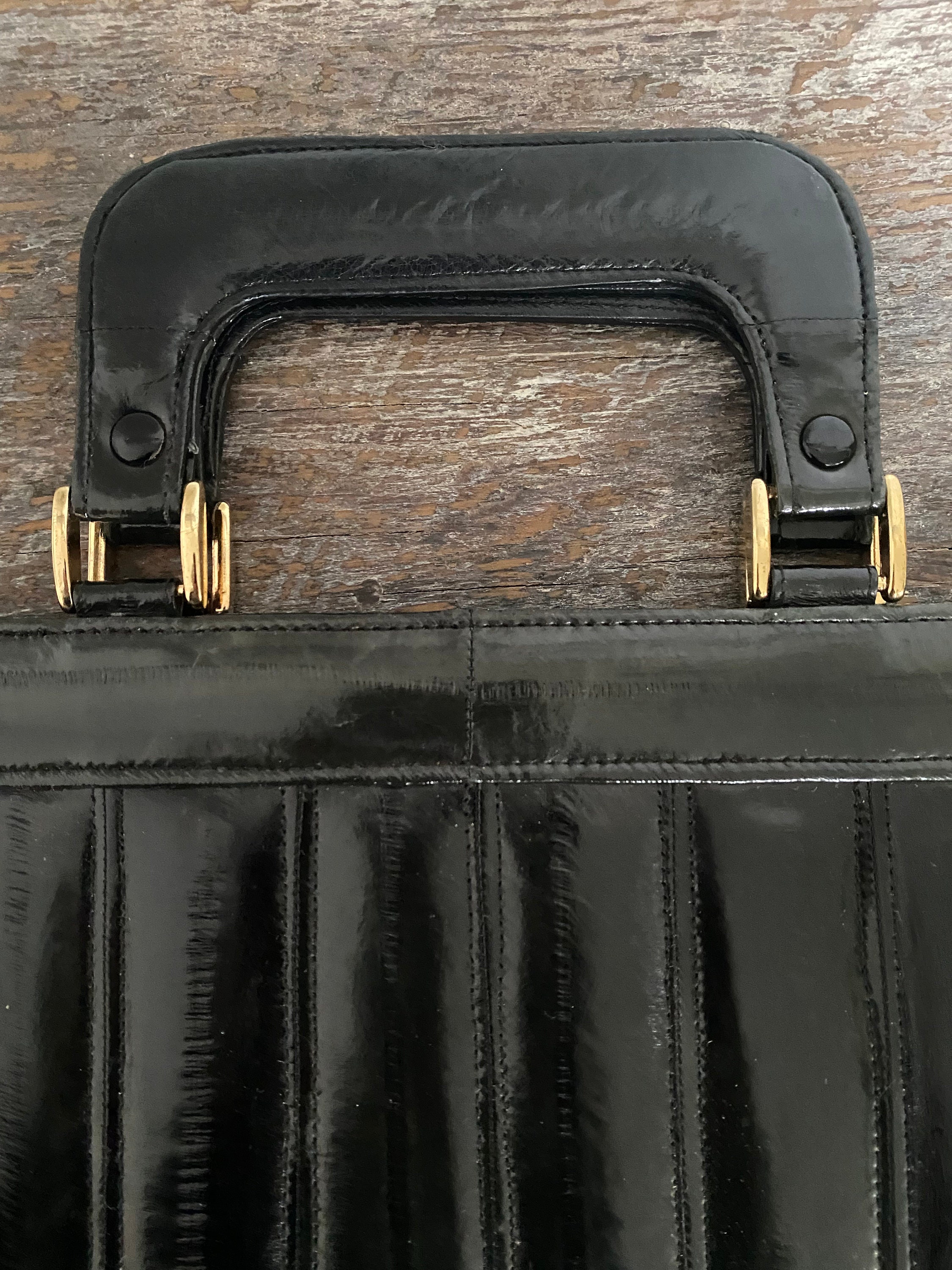 Black Eel Skin Briefcase for Men and Women - Etsy