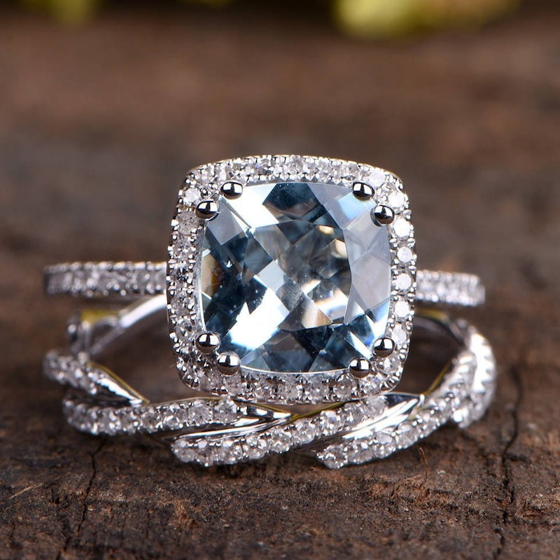 Blue Gemstone Ring - Etsy