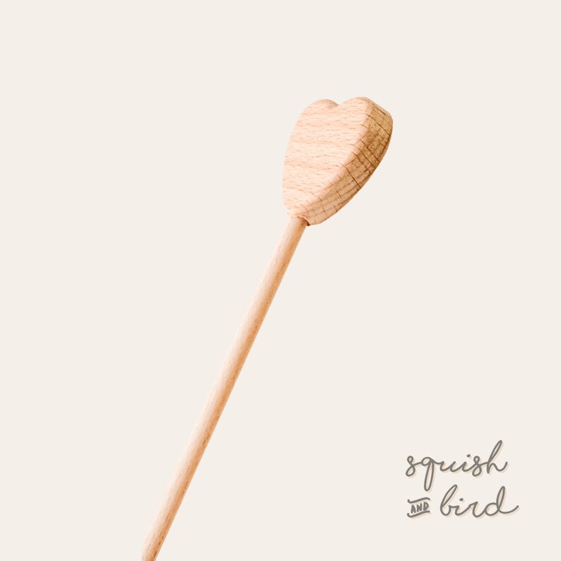 Heart Wood Magic Wand | Pretend Play | Fairy Wand | Montessori Toy ...
