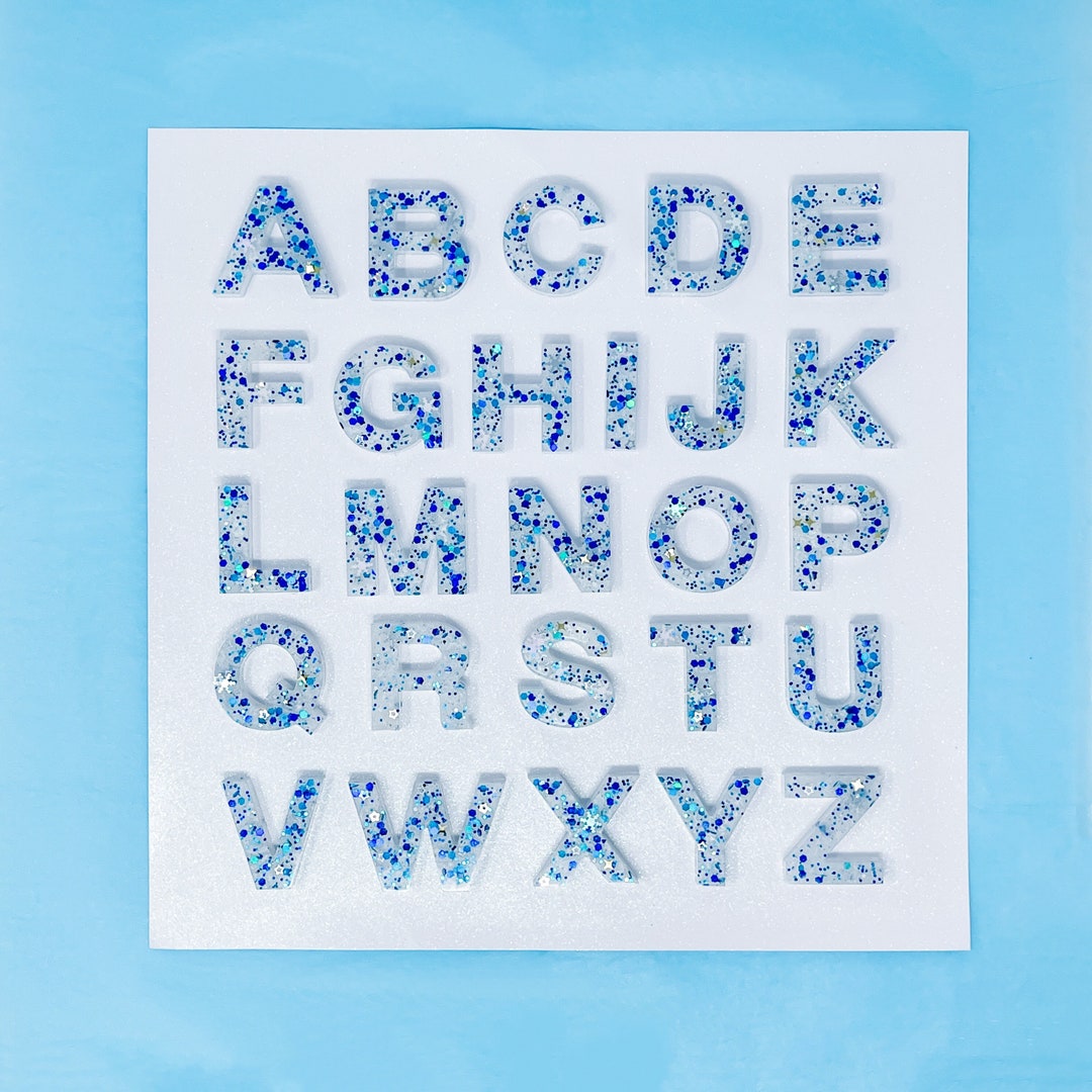 Winter Wonderland Alphabet Resin Letters Montessori Toys Sensory Play ...